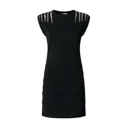 Pepe Jeans Kleid 'Brilla' Damen Gr&ouml;&szlig;e 40 schwarz / silber Winterkleid