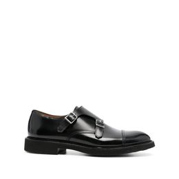 Doucals Doucal's Loafer - Double Buckle Black Shoes - Gr. 43 (EU) - in Schwarz - f&uuml;r Damen