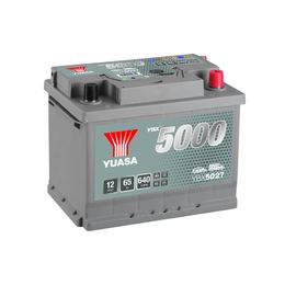 Yuasa YBX5000 - SMF 12V 65Ah 640A Starterbatterie für SKODA VW LAND ROVER SAAB VOLVO NISSAN RENAULT CITROËN/PEUGEOT FIAT VAUXHALL FORD MITSUBISHI ALFA