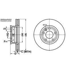 ATE Bremsensatz-Vorderachse IJF141BME5 Bremsensatz, Scheibenbremse vorne rechts links bel&uuml;ftet 280mm f&uuml;r VAG 701698151B 701698151A 701615301D