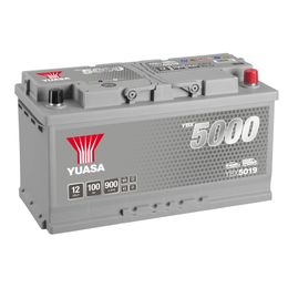 Yuasa YBX5000 - SMF 12V 100Ah 900A Starterbatterie für SKODA VW SUZUKI ASTON MARTIN LAND ROVER LAMBORGHINI IVECO SAAB VOLVO NISSAN RENAULT CITROËN/PEU