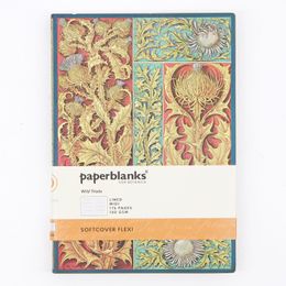 Paperblanks Mehrfarbiges Notizbuch mit Distelmuster B6