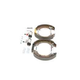 Bosch Bremsbackensatz KIT SUPERPRO hinten rechts links vormontiert 20,64mm für SMART 0 204 114 676