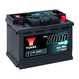 Yuasa YBX7000 - EFB 12V 65Ah 600A Starterbatterie für ALFA ROMEO VW DACIA KIA AUDI TOYOTA LANCIA NISSAN OPEL RENAULT HYUNDAI CITROËN/PEUGEOT FIAT VAUX