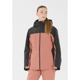 Skijacke WHISTLER "Montill", Damen, Gr. 46, braun, 100% Polyester, mehrfarbig, normal, ohne Ausschnitt, Jacken, mit wasserdichter Membran