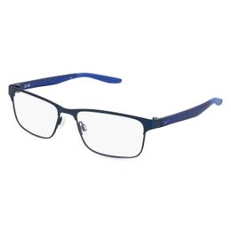 Nike 8130 Brille Unisex | Fassung: Vollrand, Quadratisch, Blau Dunkel