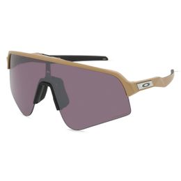 Oakley OO9465 SUTRO LITE SWEEP | Herren-Sonnenbrille | Fassung: Halbrand, Monoscheibe, Kunststoff, Grün Matt | Glasfarbe: Grau