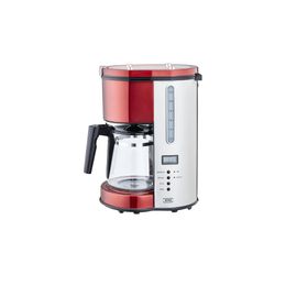 KHG Kaffeeautomat KA-114 (MRE) ¦ rot ¦ Glas,Metall,Kunststoff ¦ Maße (cm): B: 19 H: 38 T: 27.0 » Höffner