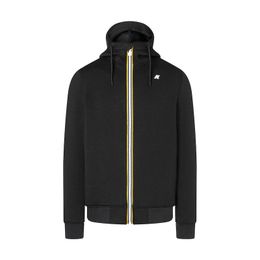 K-way Funktionsjacke »Funktionsjacke RAINER SPACER« Black Pure XXL XXL Matt verdicktes Polyester-Interlock
