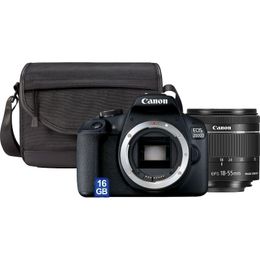 Canon Spiegelreflexkamera »EOS 2000D Kit« EF-S 18-55 IS II, 24, 1, NFC, inkl. inkl. EF-S 18-55 IS II Objektiv schwarz Inkl. Objektiv EF-S 18-55 mm...