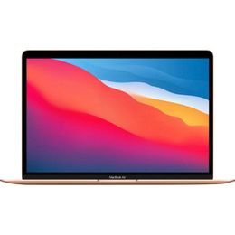 Apple Notebook »MacBook Air mit M1 Chip« 33, 78 cm / 13, 3 ′′ M1 7-Core GPU 256 GB SSD 8-core CPU goldfarben Mach mehr als je zuvor mit bis zu...