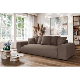 Home Affaire Big-Sofa »LAKESIDE 3-Sitzer Schlafsofa mit Bettkasten, Breite 256, 5 cm« Liegefläche 168, 5x195 cm, hoher Sitzkomfort, Maße B/T/H:...