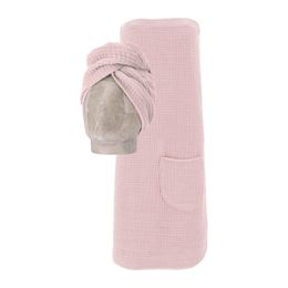 Vossen Kilt »Wellness Set, ideal für Sauna & Spa, Hotelbademantel, Morgenmantel« Turban, 2 Stk. tlg., Musselin, 1 Spa Dress +1 Turban in einem Set...