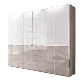 Wiemann Kleiderschrank »Shanghai, Drehtürenschrank, Schrank mit 2-farbiger Glasfront« 2 Höhen 216/236 cm auswählbar, MADE IN GERMANY, mit...