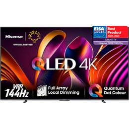 HISENSE QLED-Fernseher »100E77NQ PRO« 254 cm/100 ′′ Smart-TV 4K UHD, QLED grau VIDAA Smart TV - Genießen Sie eine umfangreiche Auswahl an...
