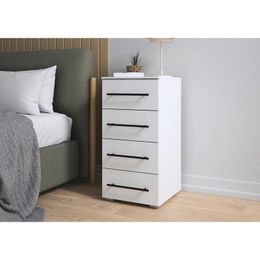 Rauch Schubkastenkommode &raquo;Sideboard Schubladenkommode AVOLA mit Dekorfront&laquo; Breite 40 cm inkl. Soft-Close-Funktion, Beim&ouml;bel 80 cm breit, 4...