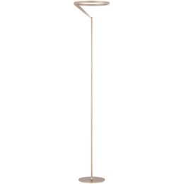 NOVA LUCE Stehlampe »TILIA« LED-Modul 1 Stk. Warmweiß Mocca