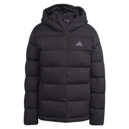 adidas Sportswear Outdoorjacke 'Helionic' Damen Größe M grau / schwarz Winterjacke