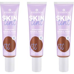 Essence Damen Foundation &raquo;SKIN tint&laquo; mit veganen Inhaltsstoffen braun