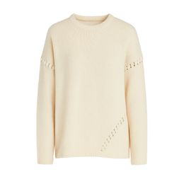 NORR Strickpullover »sweater Strings« Off-white 38 38 Weiche und gemütliche Materialien