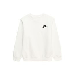 Nike Sportswear Sweatshirt 'CLUB FLEECE' Jungen Gr&ouml;&szlig;e 122/128 schwarz / wei&szlig;