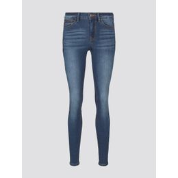 Tom Tailor Denim Damen TTJONA EXTRA SKINNY Jeans, blau, Uni, Gr. 25/34