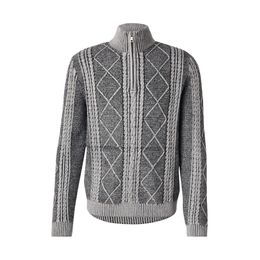 Guess Pullover 'NOEL' Herren Größe L anthrazit / schwarz