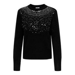 Jacqueline de Yong JDY Pullover 'JDYAMINA' Damen Gr&ouml;&szlig;e M schwarz / silber
