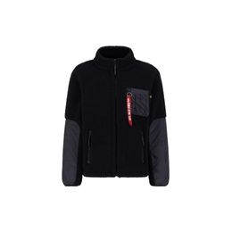 Alpha Industries Between-Season Jacket 'Sherpa Zip' male Black size M