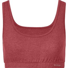 wäschepur Damen Bustier marine + dunkelrot, Größe 42