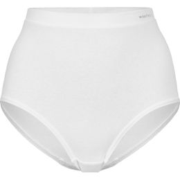 wäschepur Damen Taillenslip aus Single-Jersey weiß, Größe 40