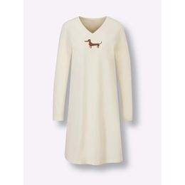 w&auml;schepur sheego Gro&szlig;e Gr&ouml;&szlig;en Sleepshirts, champagner + braun, Gr&ouml;&szlig;e 44/46 - Damen