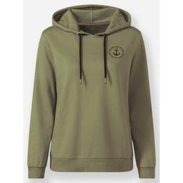 WITT Damen Sweatshirt mit angerauter Innenseite, schilf, Gr&ouml;&szlig;e 52