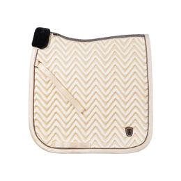 Cavallo Schabracke Fischgr&auml;tenmuster CAVALLEANA beige Dressur