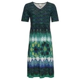 DW-Shop Viskose-Kleid, Druck jade, 52