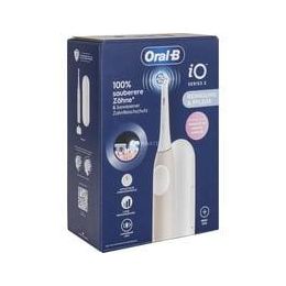Braun Oral-B iO Series 2 mit Reiseetui Calm Pink, Elektrische Zahnb&uuml;rste rosa/wei&szlig;