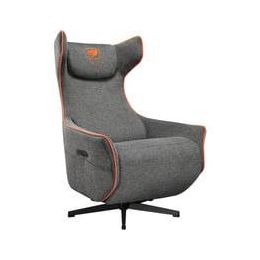 Cougar Gaming-Sofa Magus Gray, Gaming-Stuhl grau/orange