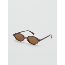 Mango Sonnenbrille 'FITA' Herren Größe One Size kastanienbraun / cognac