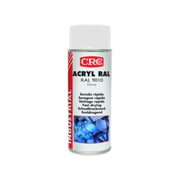 CRC Farb-Schutzlack-Spray ACRYL RAL reinweiss glänzend 9010 400 ml Spraydose ; CRC Industries (31064-AA)