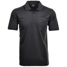 Longshirt Ragman, Herren, Gr. 114, grau (anthrazit), Baumwollmischung, ohne Ausschnitt, Shirts