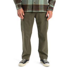 Cargohose Quiksilver "Taxer", Herren, Gr. S, braun, [Hauptstoff] 59% Polyester, 40% Baumwolle, 1% Elasthan, Hosen