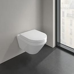 Villeroy & Boch Villeroy und Boch Architectura Wand-Tiefspül-WC 4694C001 37x53cm, rund, TwistFlush, spülrandlos, weiß