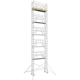 Zarges S-PLUS Fahrger&uuml;st, Plattform 1,80 x 0,60 m, Arbeitsh&ouml;he 12,35 m