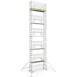 Zarges S-PLUS Fahrgerüst, Plattform 1,80 x 0,60 m, Arbeitshöhe 11,20 m