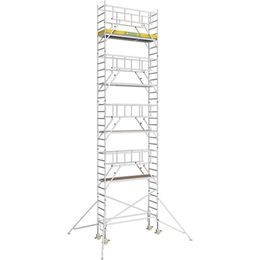 Zarges S-PLUS Fahrger&uuml;st, Plattform 1,80 x 0,60 m, Arbeitsh&ouml;he 10,40 m