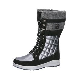 Winterboots Lico "Winterboot Signe", Damen, Gr. 41, grau, Synthetik, Schuhe Winterboots