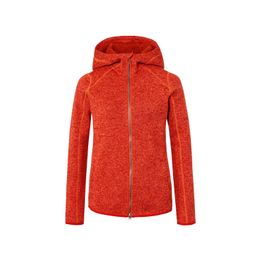 Tchibo - Kapuzen-Strickfleecejacke - Damen - Gr. S - orange