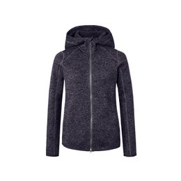 Tchibo - Kapuzen-Strickfleecejacke - Damen - Gr. XL - dunkelblau
