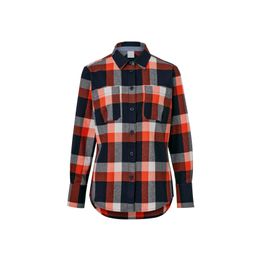 Tchibo - Karo-Bluse - Damen - Gr. 38 - dunkelblau/kariert