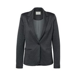 Tchibo - Karierter Jerseyblazer - Damen - Gr. 40 - schwarz/kariert